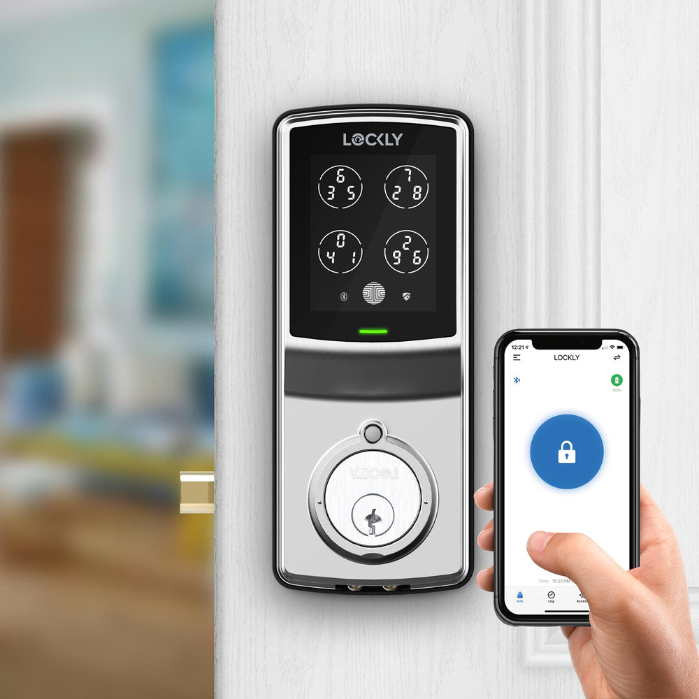 Model 7S Hack-Proof Keypad Smart Lock - Deadbolt Edition | Lockly®