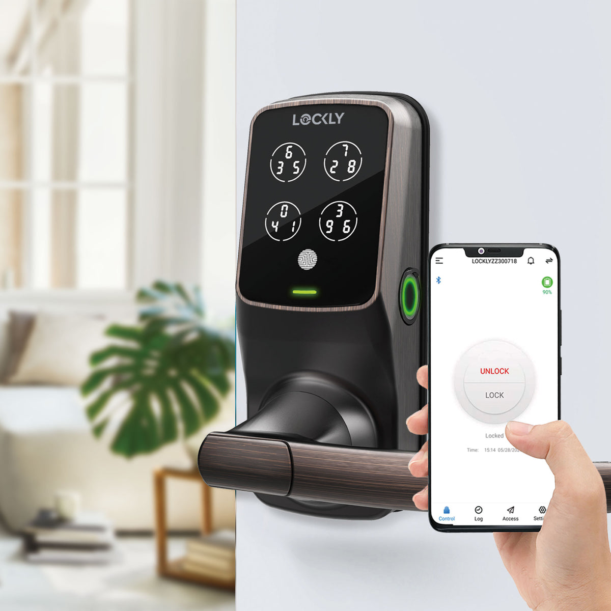 Peek-Proof Smart Lock | Lockly Secure Plus | Lockly®